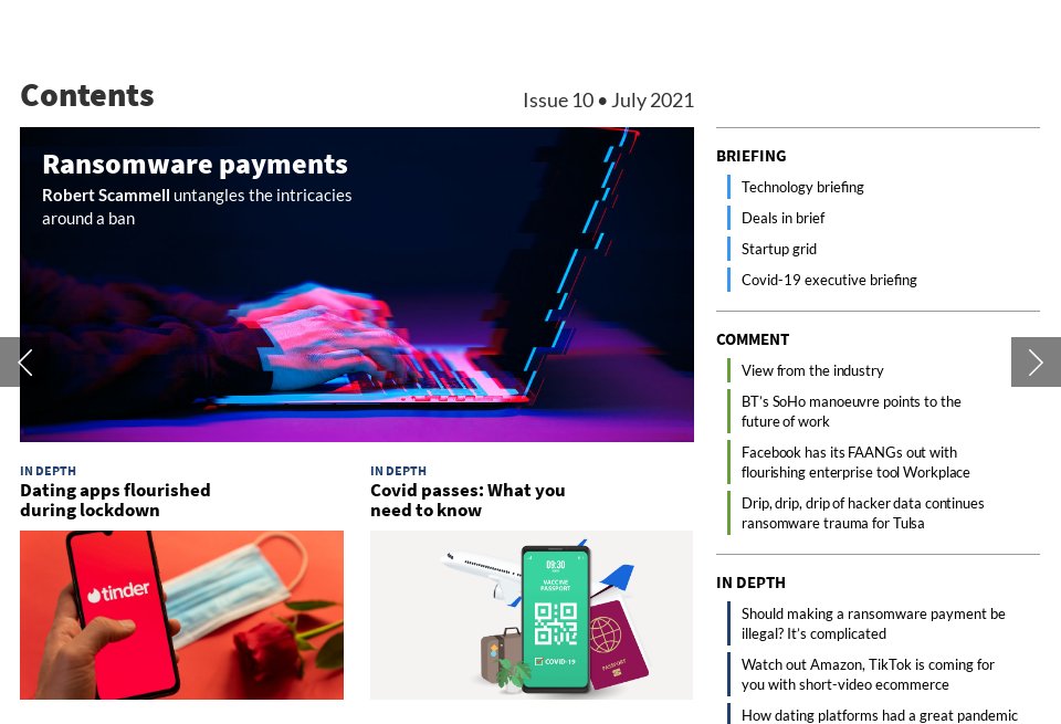 Contents - Verdict Magazine | Issue 10 | July 2021