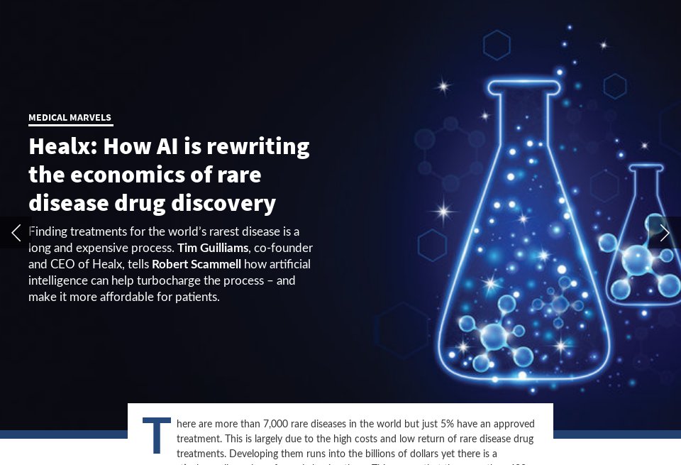 Healx: How AI is rewriting the economics of rare disease drug discovery ...